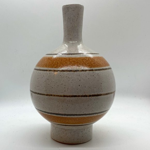 Vintage | Accents | Mcm Vintage Pic Usa Long Neck Pottery Vase | Poshmark